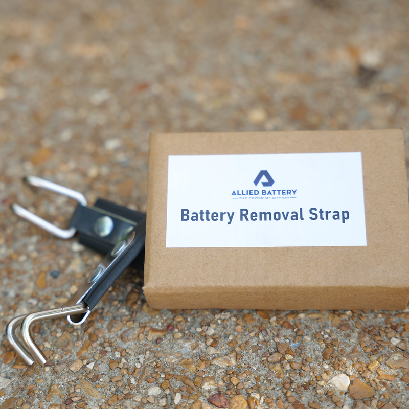 Battery Removal Strap - Allied Lithium Golf Cart Batteries